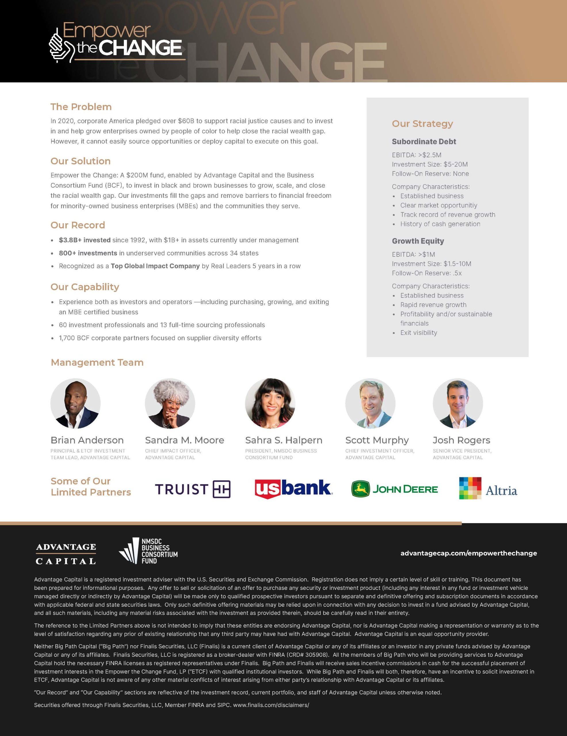 Presenting Groups | Big Path Capital